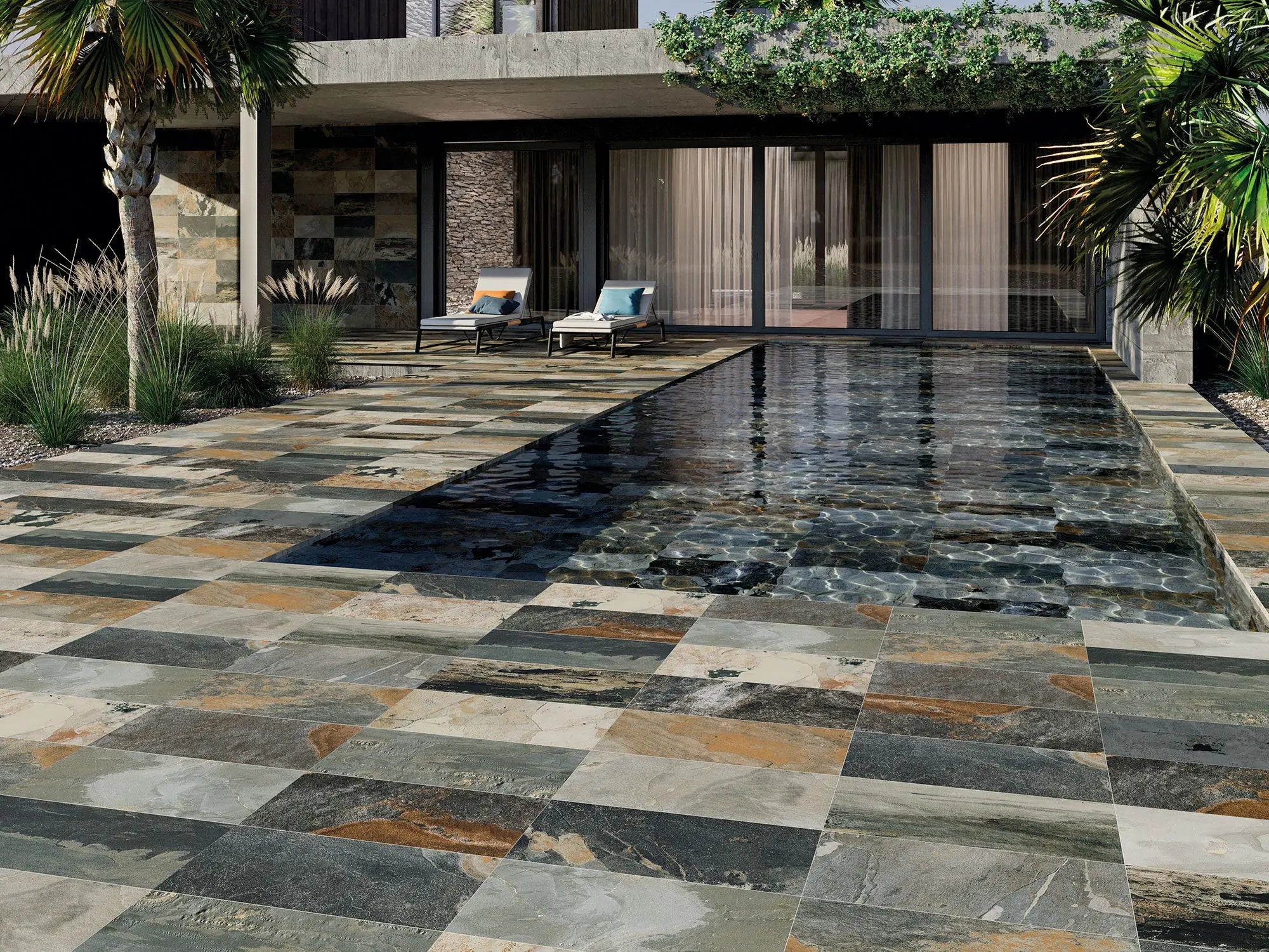 Outdoor Porcelain Tiles Uk | Large Format Outdoor Tiles – Vivido Tiles